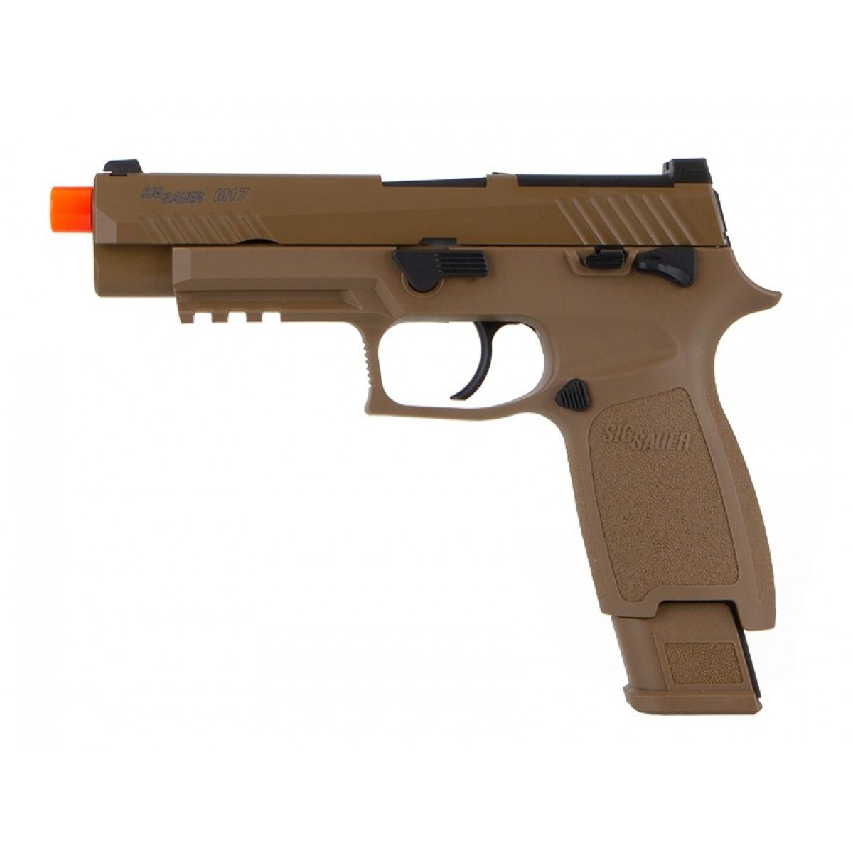 Sig Sauer P320 M17 Airsoft Pistol Tan - Airarm Sports